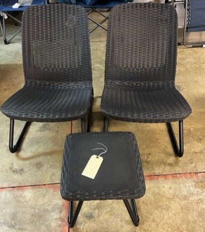 3pc Rio Set (1-Table, 2-Chairs)